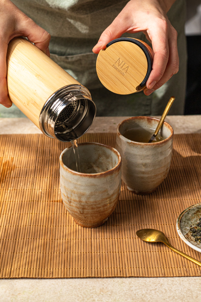 Bamboo Thermos | 480 ml | – Nia Essentials