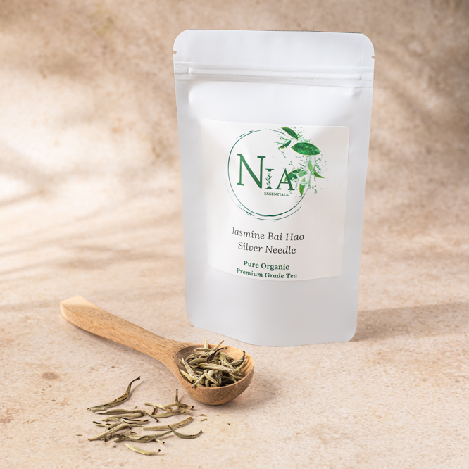 Jasmine Bai Hao Silverneedle | Premium Tea | 100 gram – Nia Essentials